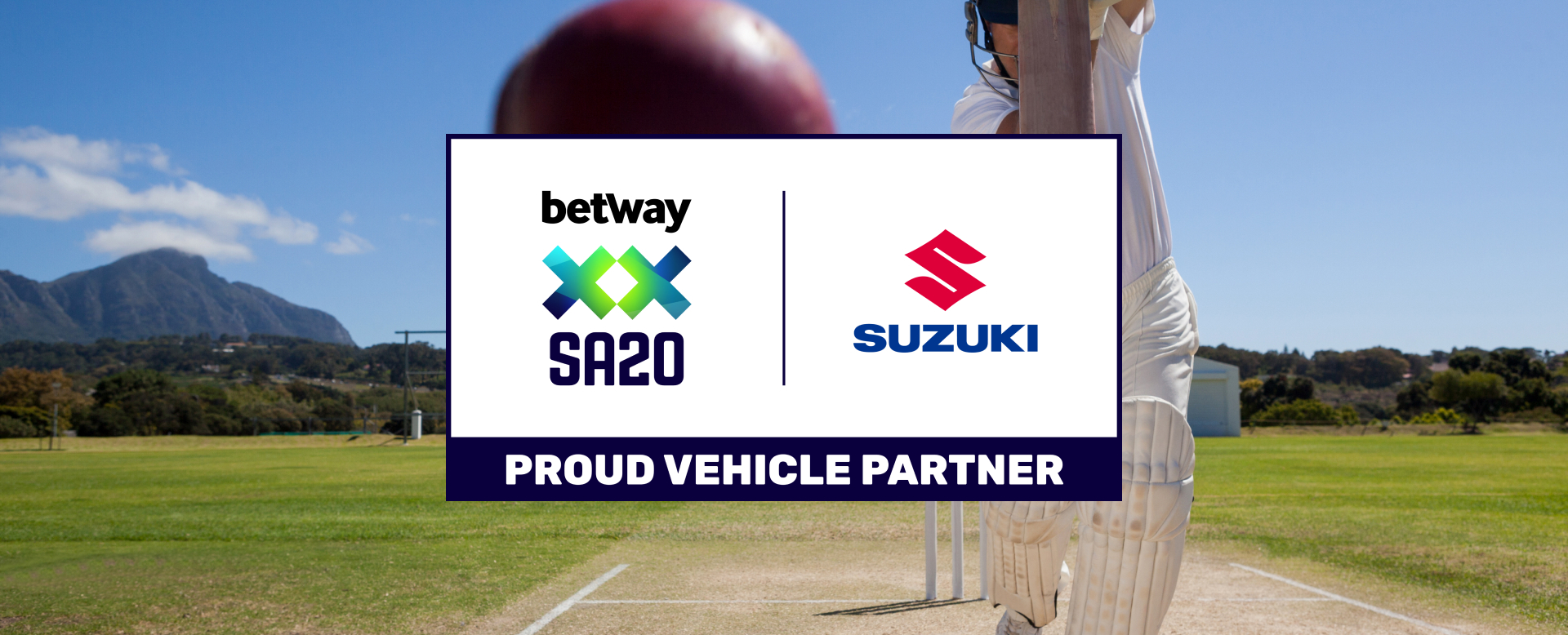 Suzuki joins forces with Betway SA20 in major three-year partnership